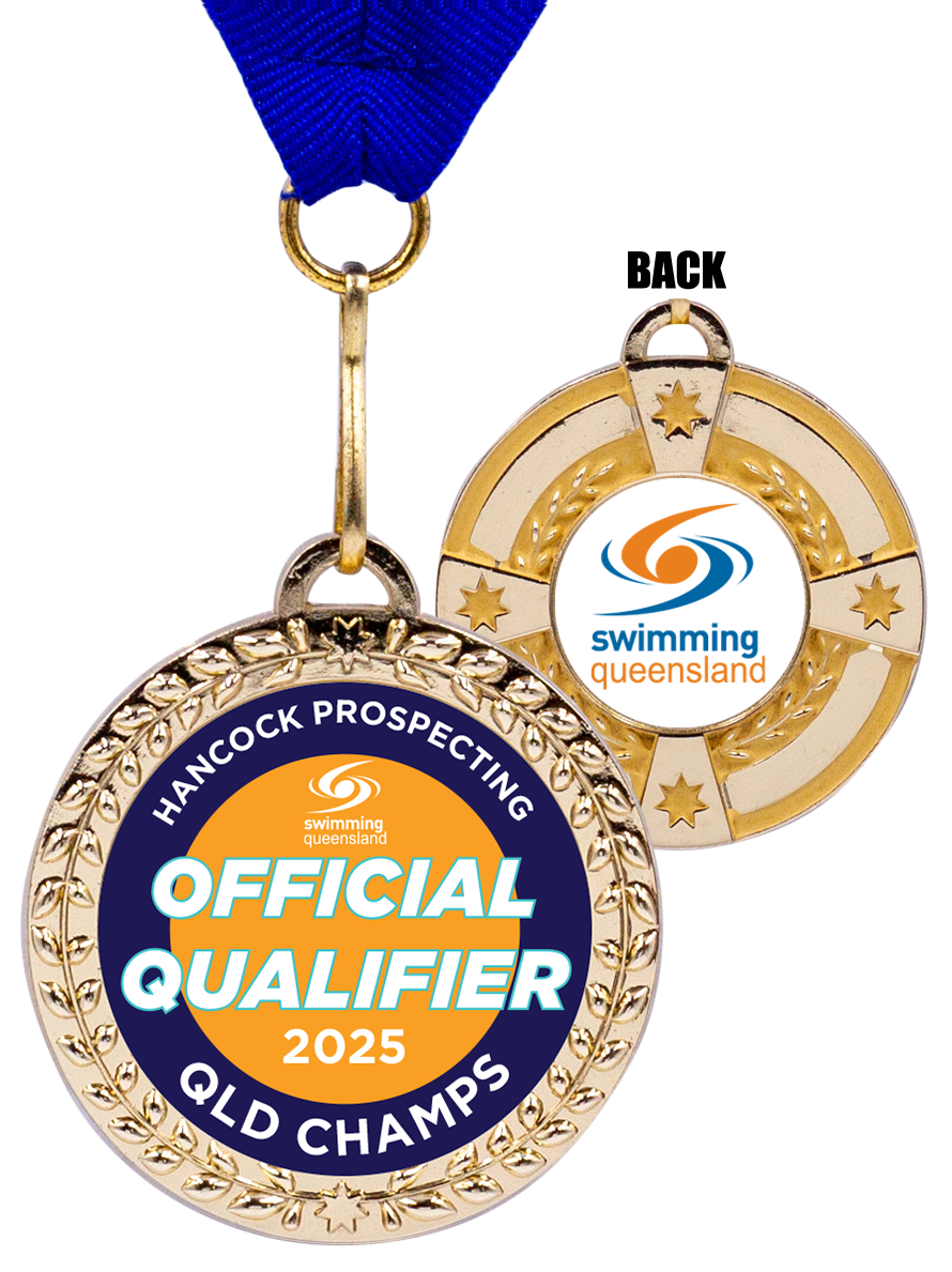 Swimming QLD State Championships Official Qualifier Medal – Medal Shots ...