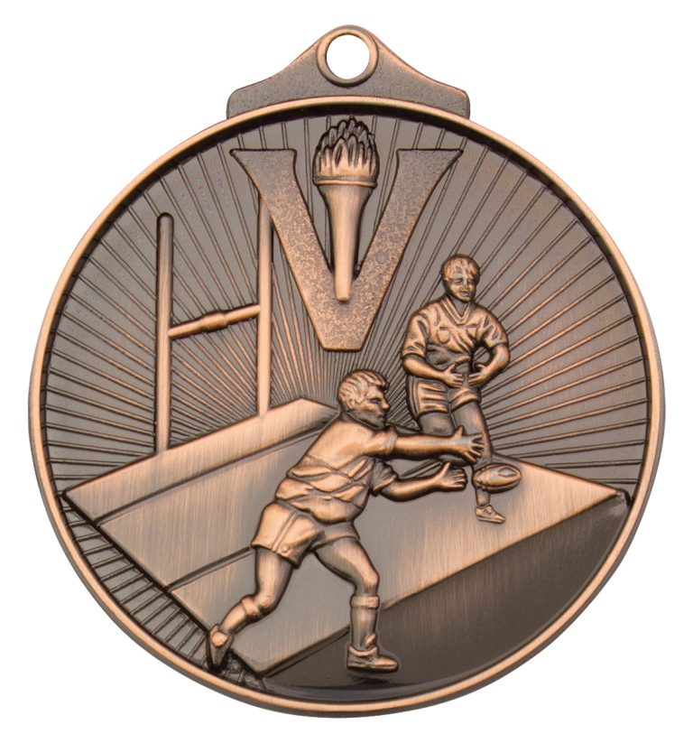 Derby Wreath Rugby Medal – Medal Shots Pty Ltd